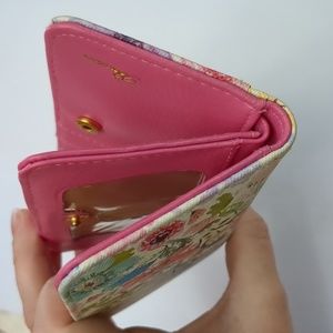 Buxton | Bags | Buxton Watercolor Floral Rainbow Trifold Wallet | Poshmark